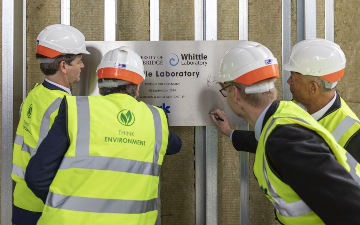 Whittle Laboratory Topping Out - SDC