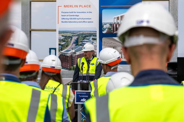 Topping Out Marks Key Construction Milestone at Merlin Place - SDC
