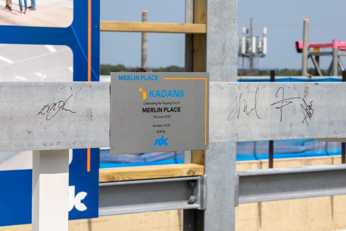 Topping Out Marks Key Construction Milestone at Merlin Place - SDC