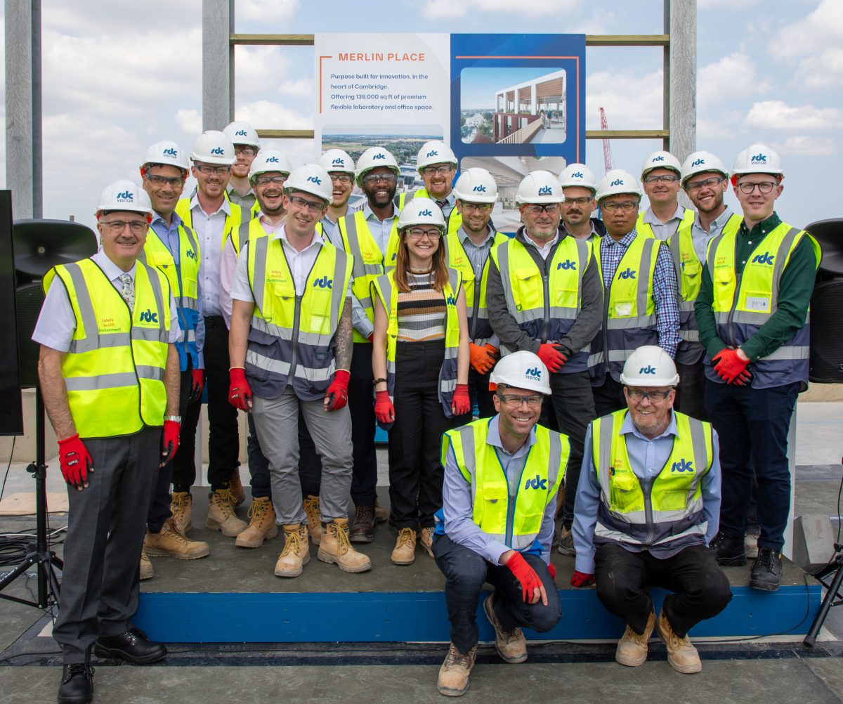Topping Out Marks Key Construction Milestone at Merlin Place - SDC