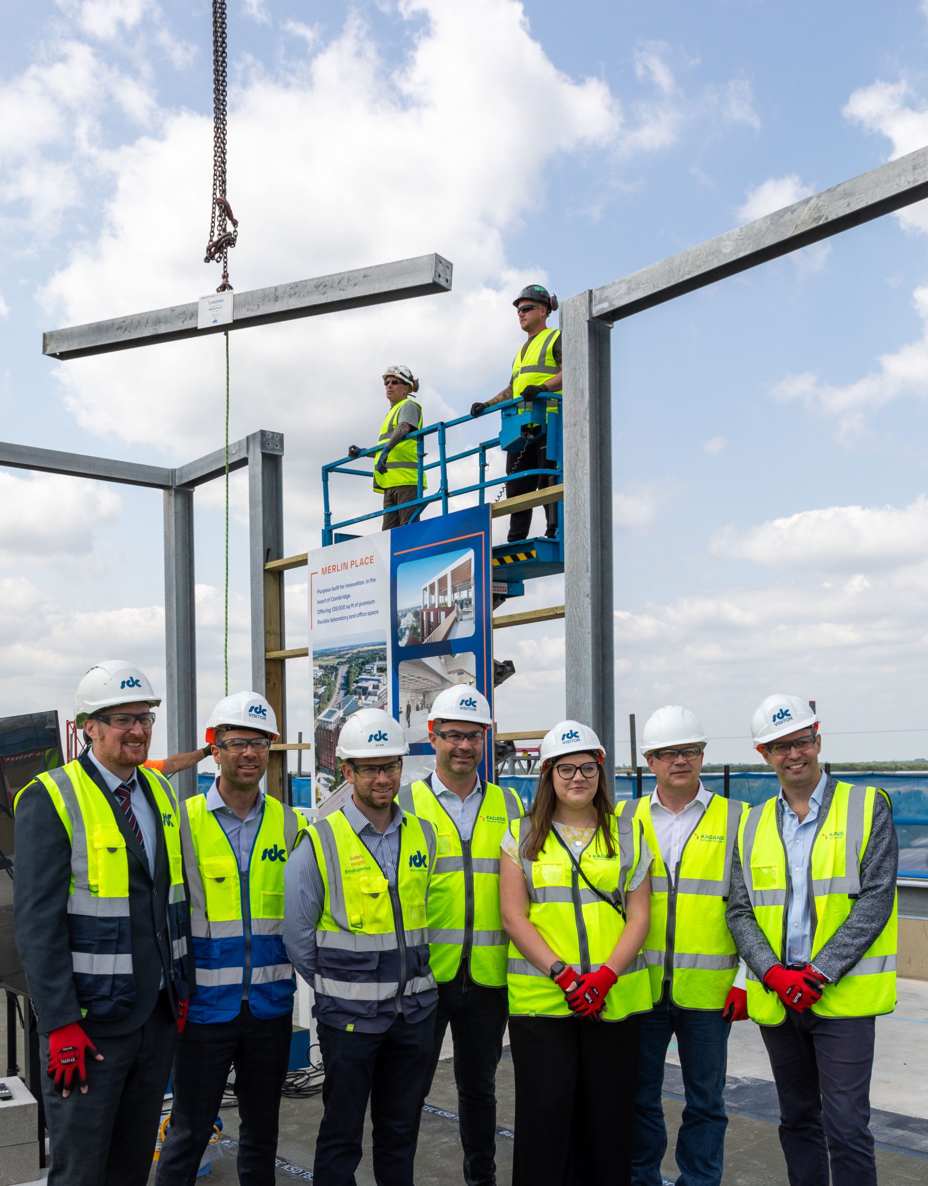Topping Out Marks Key Construction Milestone at Merlin Place - SDC